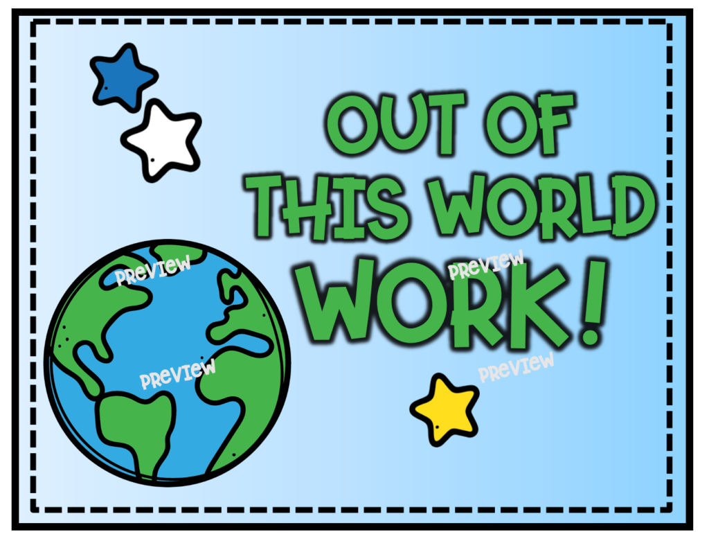 Space Classroom Decor Bulletin Board | Made By Teachers