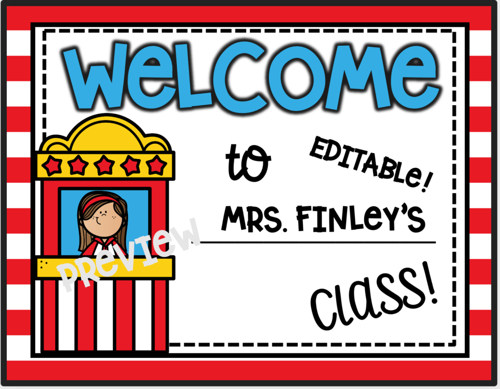 Circus Classroom Door Bulletin Board Decor - Made By Teachers