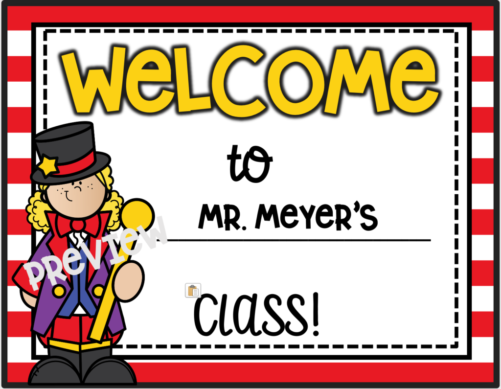 Circus Classroom Door Bulletin Board Decor - Made By Teachers