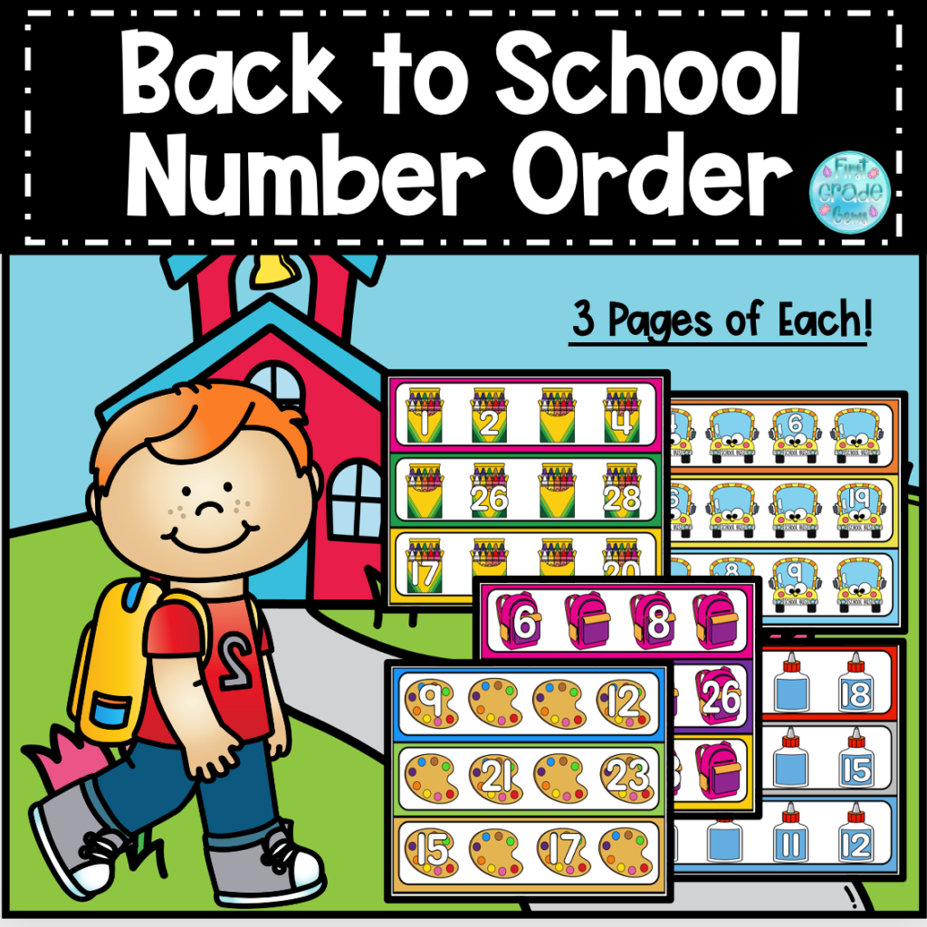 Math Number Order Activity Cards - Made By Teachers