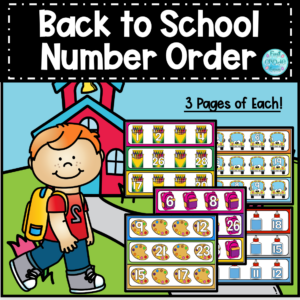Math Number Order Activity Cards - Made By Teachers