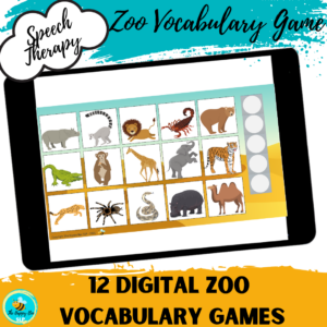 Zoo Vocabulary Bundle: Interactive games - Made By Teachers