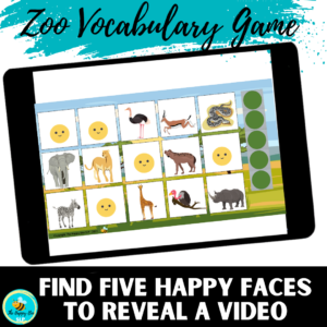 Zoo Vocabulary Bundle: Interactive games - Made By Teachers