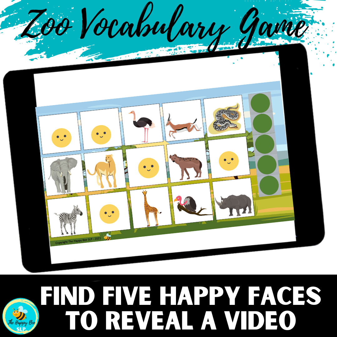 Zoo Vocabulary Bundle: Interactive games - Made By Teachers