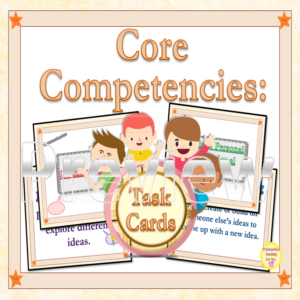 BC Core Competency Self Assessment Task Cards - Made By Teachers