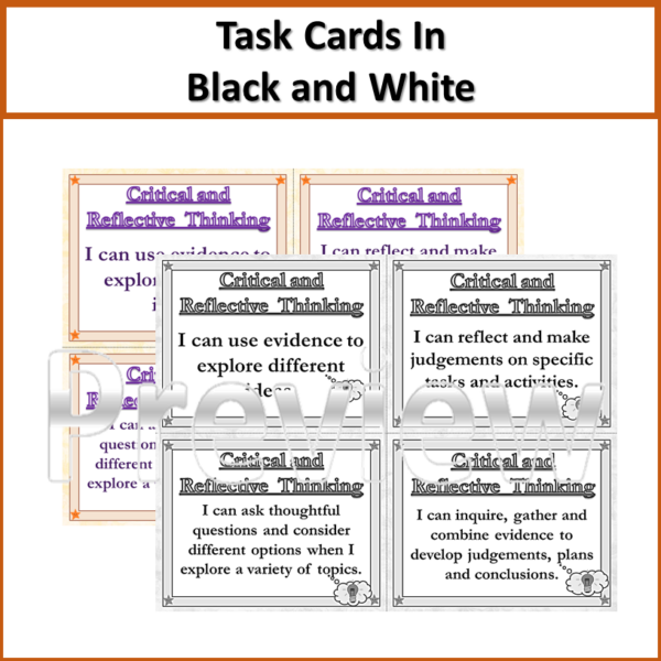 BC Core Competency Self Assessment Task Cards | Made By Teachers