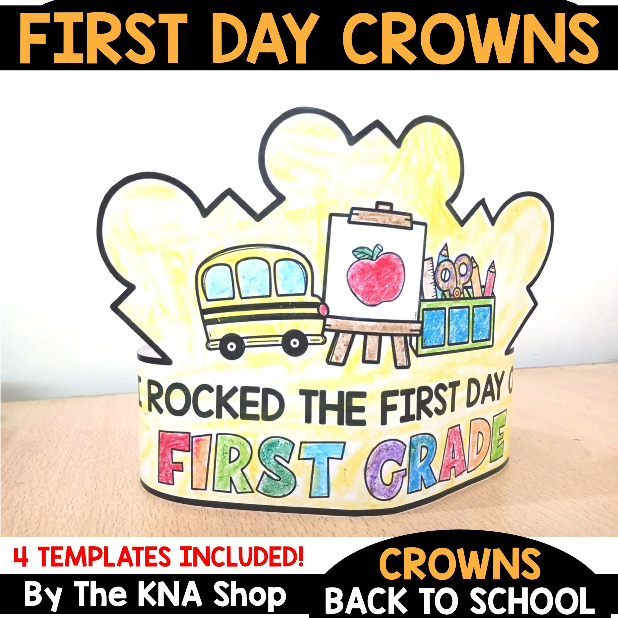 First Day of School Activities Crowns | Made By Teachers