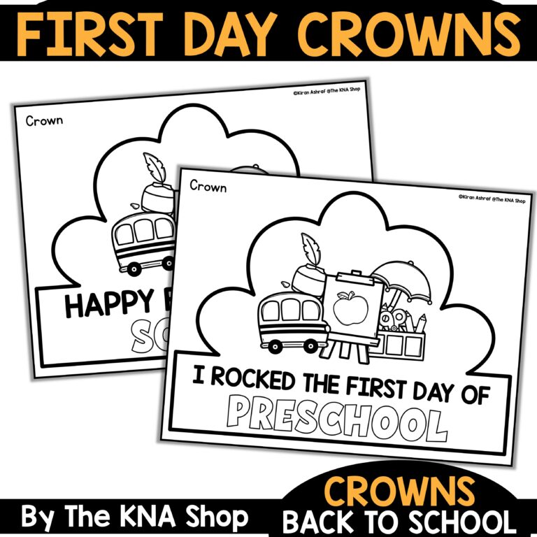 First Day of School Activities Crowns | Made By Teachers