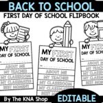 First Day of School Activities Flipbook Editable - Made By Teachers