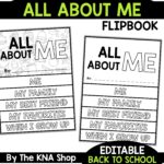 All About Me Flipbook Editable Back to School - Made By Teachers