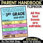 Parent Handbook Flipbook Meet the Teacher Night - Made By Teachers