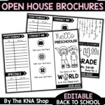 Editable Open House Brochure Meet the Teacher - Made By Teachers