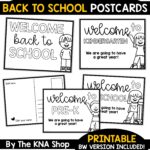 Welcome Back to School Postcards Editable | Made By Teachers