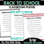 Welcome Back to School Poem and Classroom Pledge - Made By Teachers
