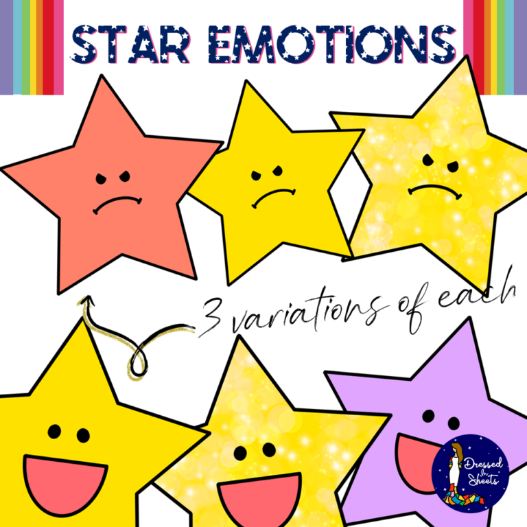 Star Emotions Clip Art | Made By Teachers