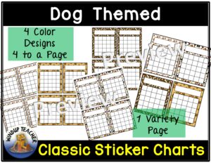 Dog Sticker Chart BUNDLE - Made By Teachers