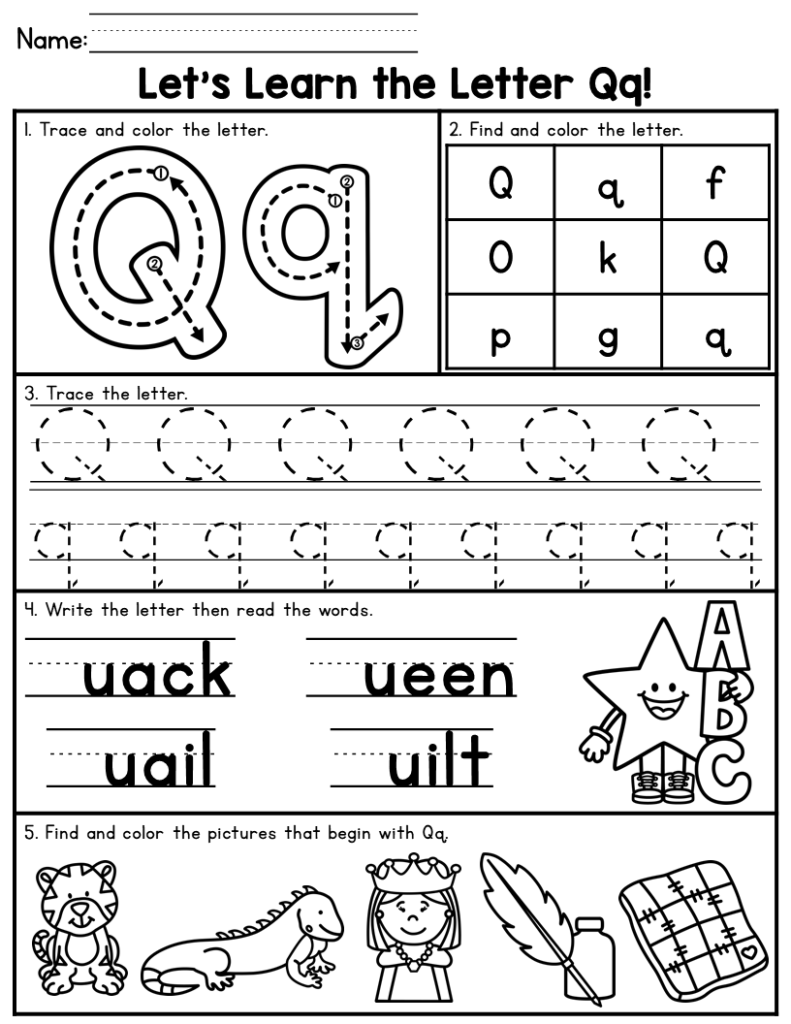 Back to School Alphabet Worksheets | Kindergarten | Made By Teachers