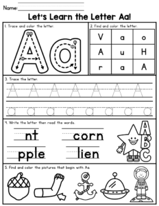 Back to School Alphabet Worksheets | Kindergarten - Made By Teachers