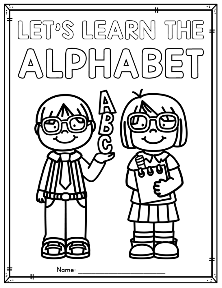Back to School Alphabet Worksheets | Kindergarten | Made By Teachers