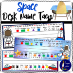 Space Printable Desk Name Tags - Made By Teachers