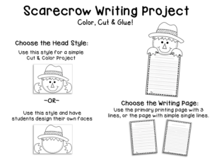 Scarecrow Art & Writing Project - Fall Report - Made By Teachers