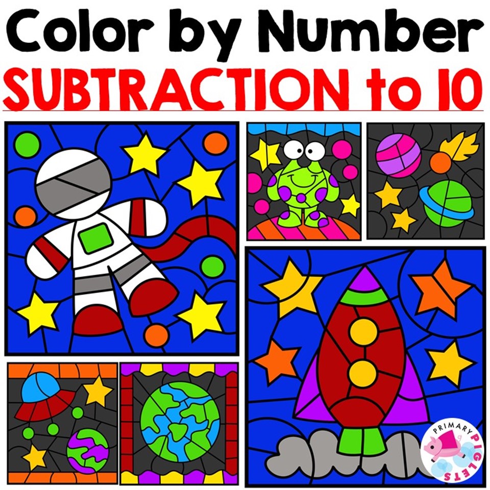 BACK TO SCHOOL COLOR BY NUMBER MULTIPLICATION FACTS PRACTICE - Made By ...