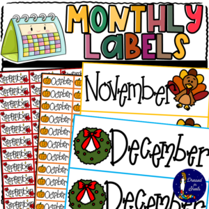 Printable Monthly Labels | Made By Teachers