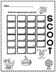 Short Vowel Scoot - Made By Teachers