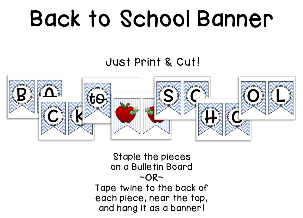 Back to School Banner - Fall Bulletin Board | Made By Teachers