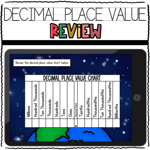 Decimal Place Value Review BOOM Cards | Made By Teachers