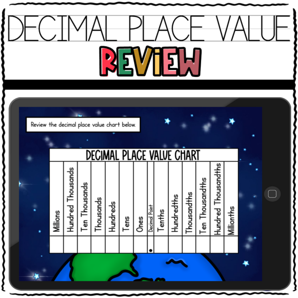 Decimal Place Value Review BOOM Cards | Made By Teachers