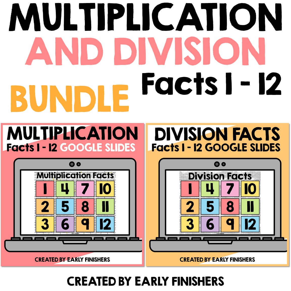 Multiplication And Division Facts Games Made By Teachers