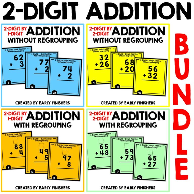 4 Digit Subtraction Without Regrouping | Made By Teachers