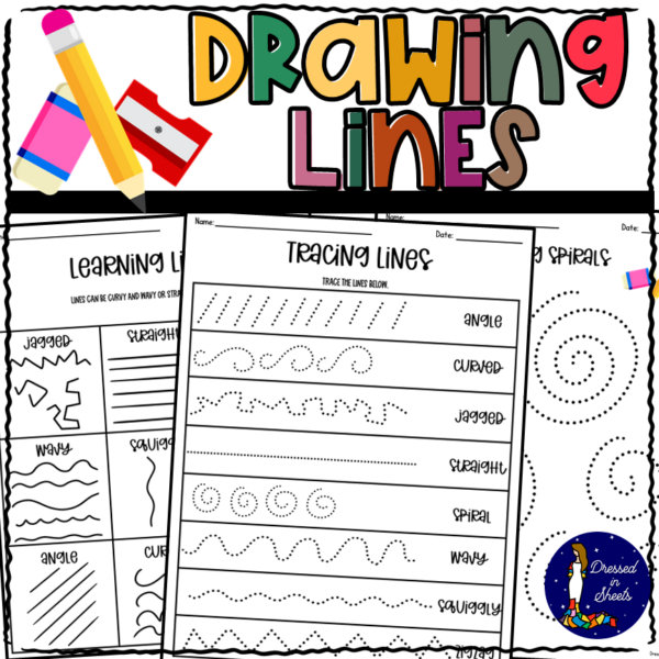 Types of Lines Posters and Drawing Line Practice | Made By Teachers