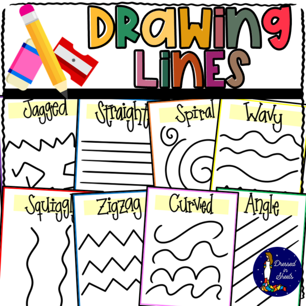 Types of Lines Posters and Drawing Line Practice - Made By Teachers