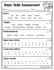 Basic Skills Assessment | Made By Teachers