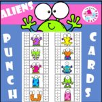 Behavior Rewards Punch Cards Space Alien Theme - Made By Teachers