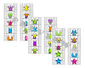 Behavior Rewards Punch Cards Space Alien Theme | Made By Teachers
