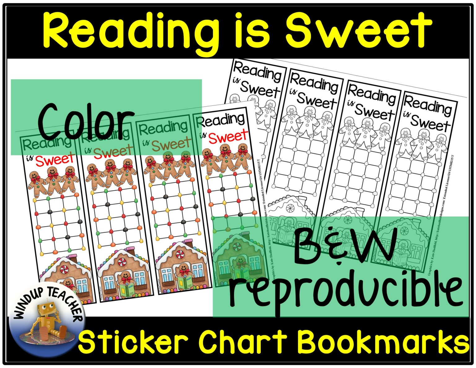Gingerbread Man Bookmark BUNDLE - Made By Teachers