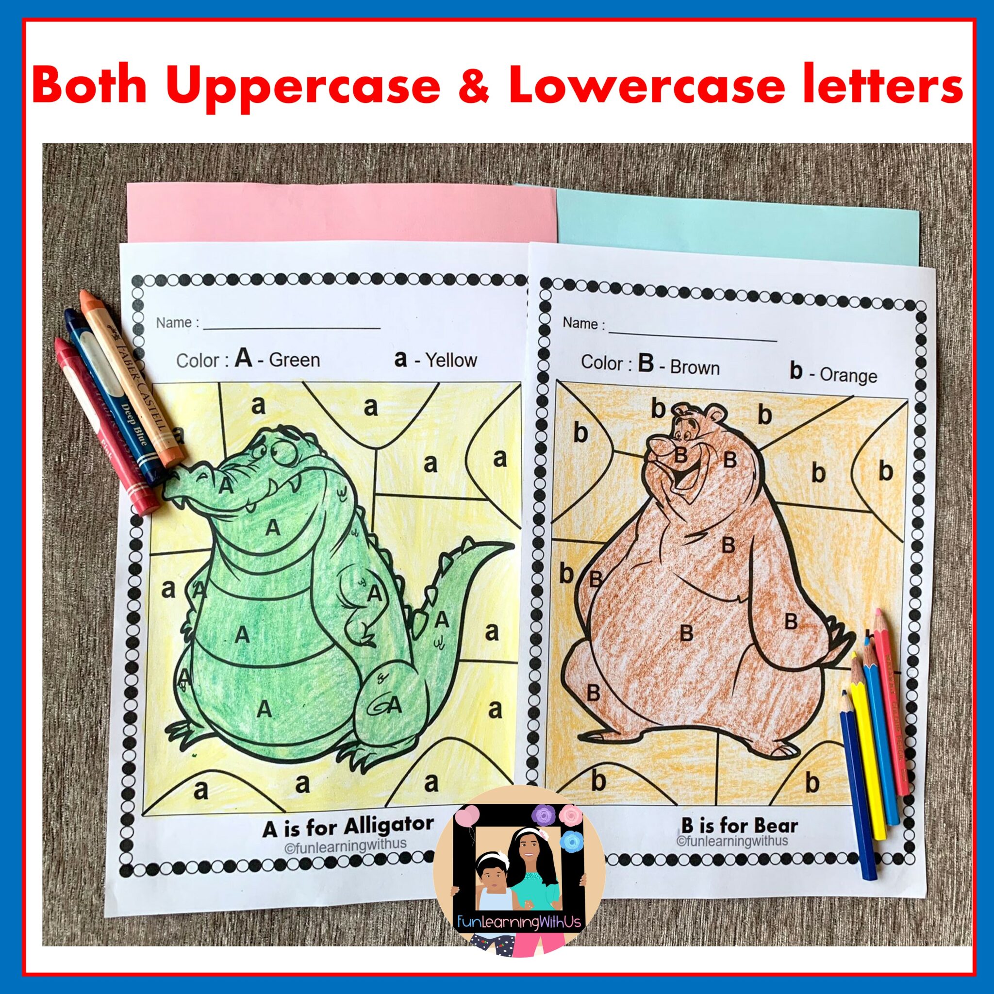 Alphabet Color by Code | Letter Recognition - Made By Teachers