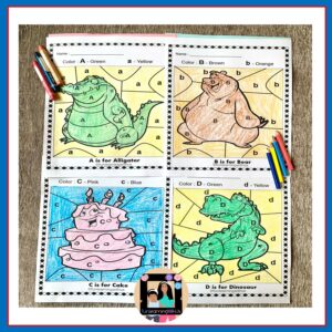 Alphabet Color by Code | Letter Recognition - Made By Teachers