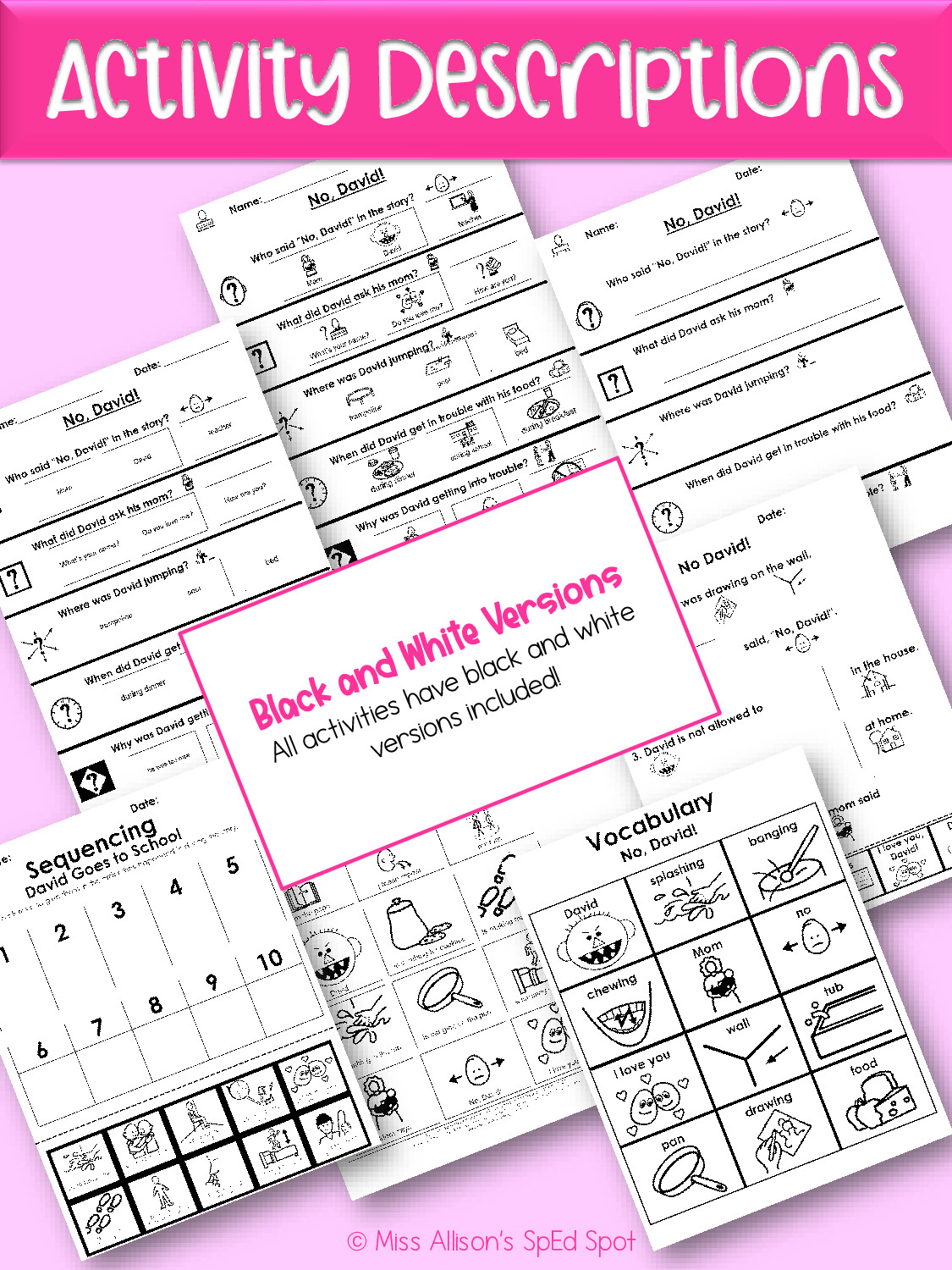 No, David! Communication & Comprehension Supports | Made By Teachers
