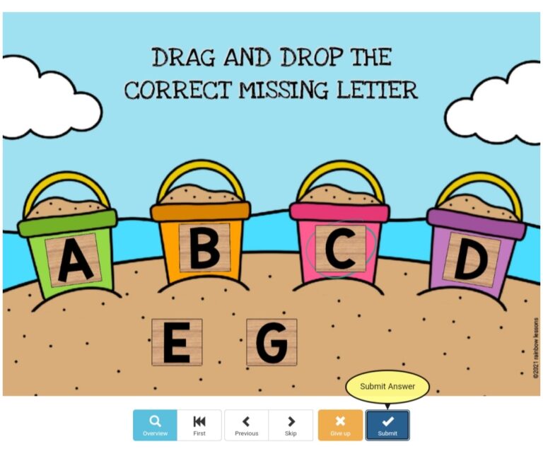 Missing Letters Boom Cards - Made By Teachers