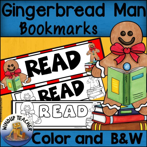 Gingerbread Man READ Bookmarks | Made By Teachers