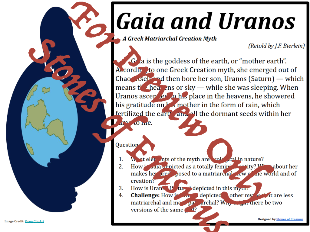 Mythology Series: The Olympian Myth of Creation | Made By Teachers