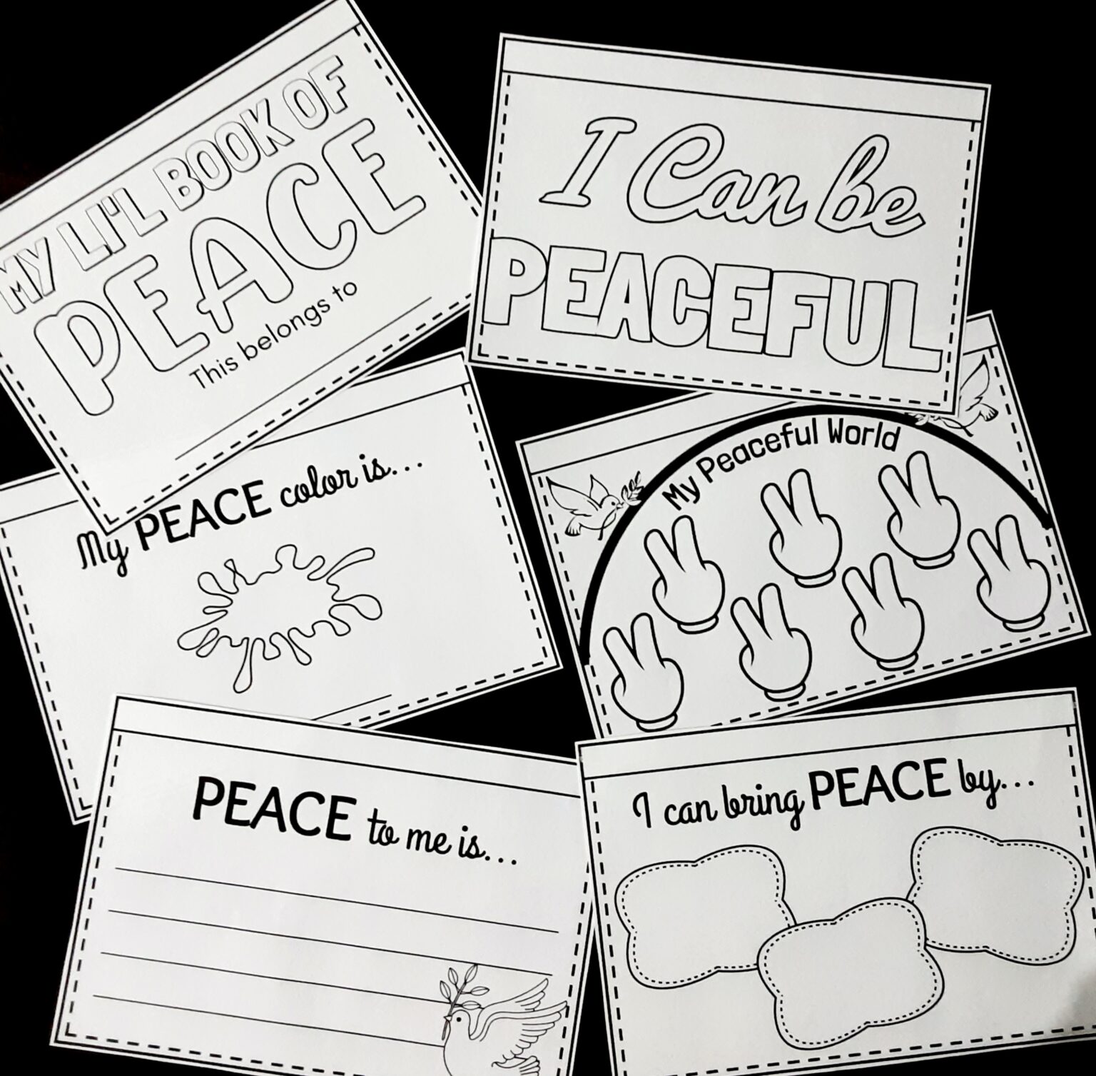 Peace Activities Booklet | Social Emotional - Made By Teachers