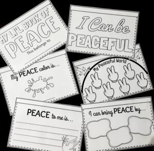 Peace Activities Booklet | Social Emotional - Made By Teachers