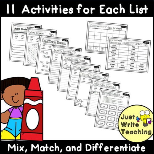 Back to School - First Grade Spelling Curriculum - Made By Teachers