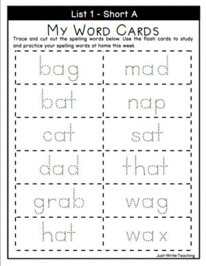 Back to School - First Grade Spelling Curriculum - Made By Teachers