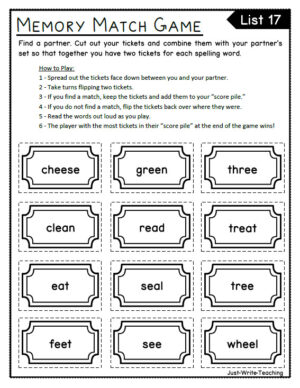 Back to School - First Grade Spelling Curriculum - Made By Teachers